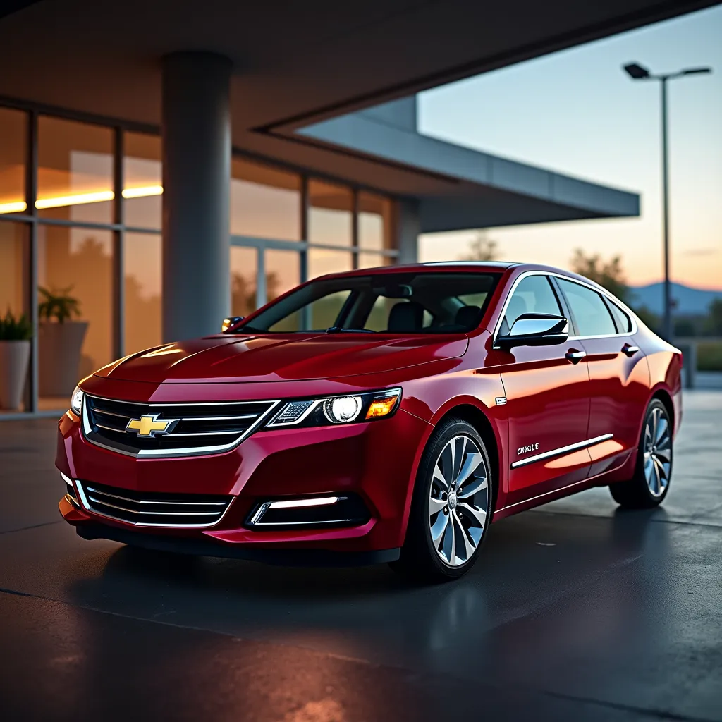 Exploring the 2014 Chevy Impala in Bold Red