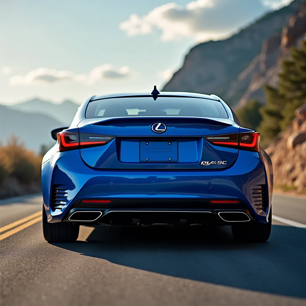 Exploring the Blue Lexus RC 350: Design and Performance Insights